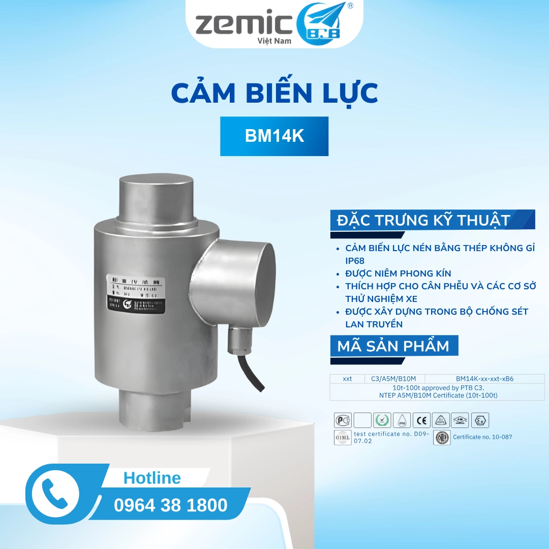 Cảm biến lực BM14K - Zemic Việt Nam