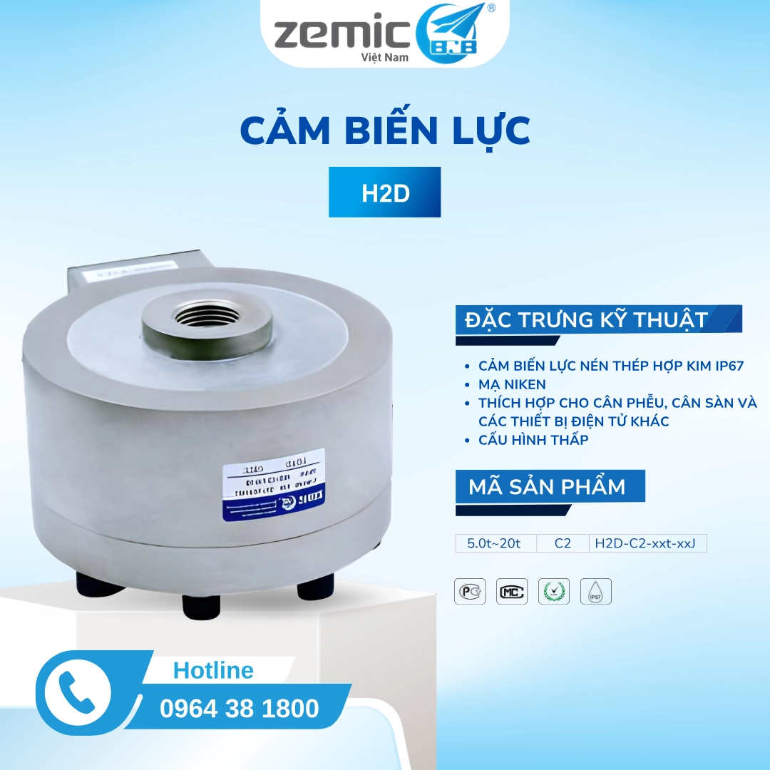 Cảm biến lực H2D - Zemic Việt Nam