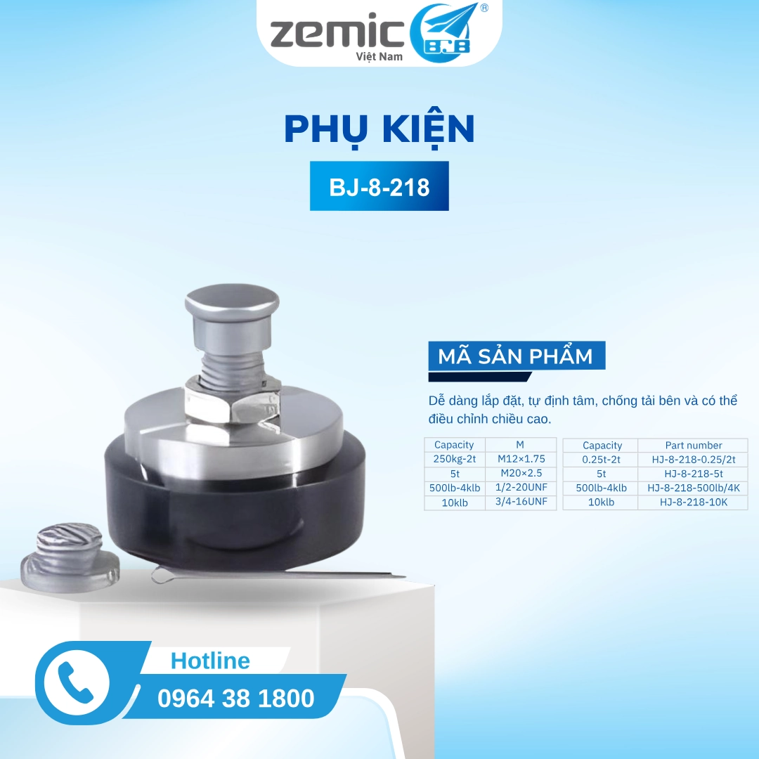 Phụ kiện BJ-8-218 - Zemic Việt Nam